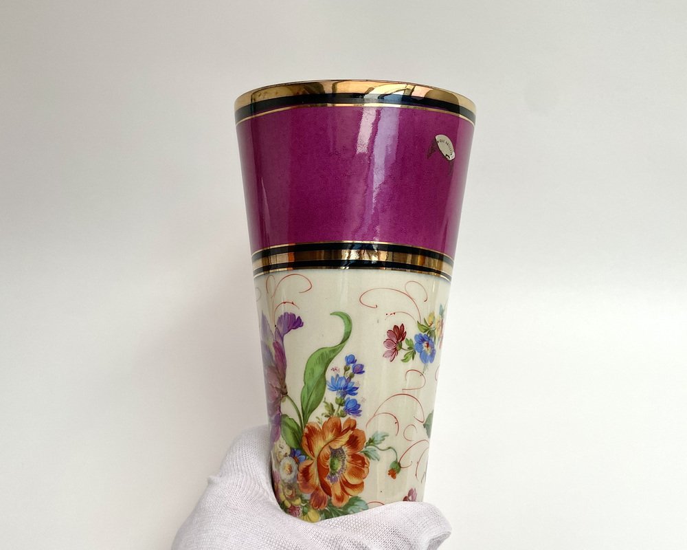 Faience & Ceramic Vase by H. Bequet, 1950s for sale at Pamono