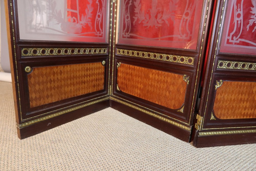 Antique Screen in Glass for sale at Pamono