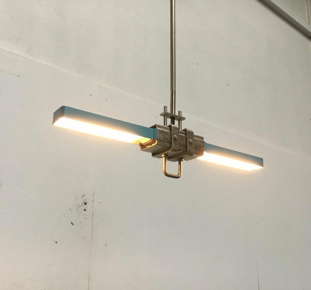 Postmodern Adjustable Ceiling Lamp Lift by Jean-Marc Da Costa for ...