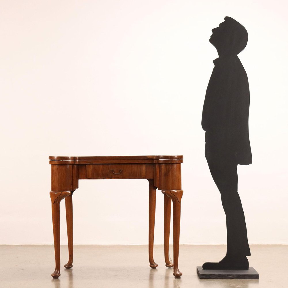 18th Century Baroque Game Table in Walnut, Italy for sale at Pamono