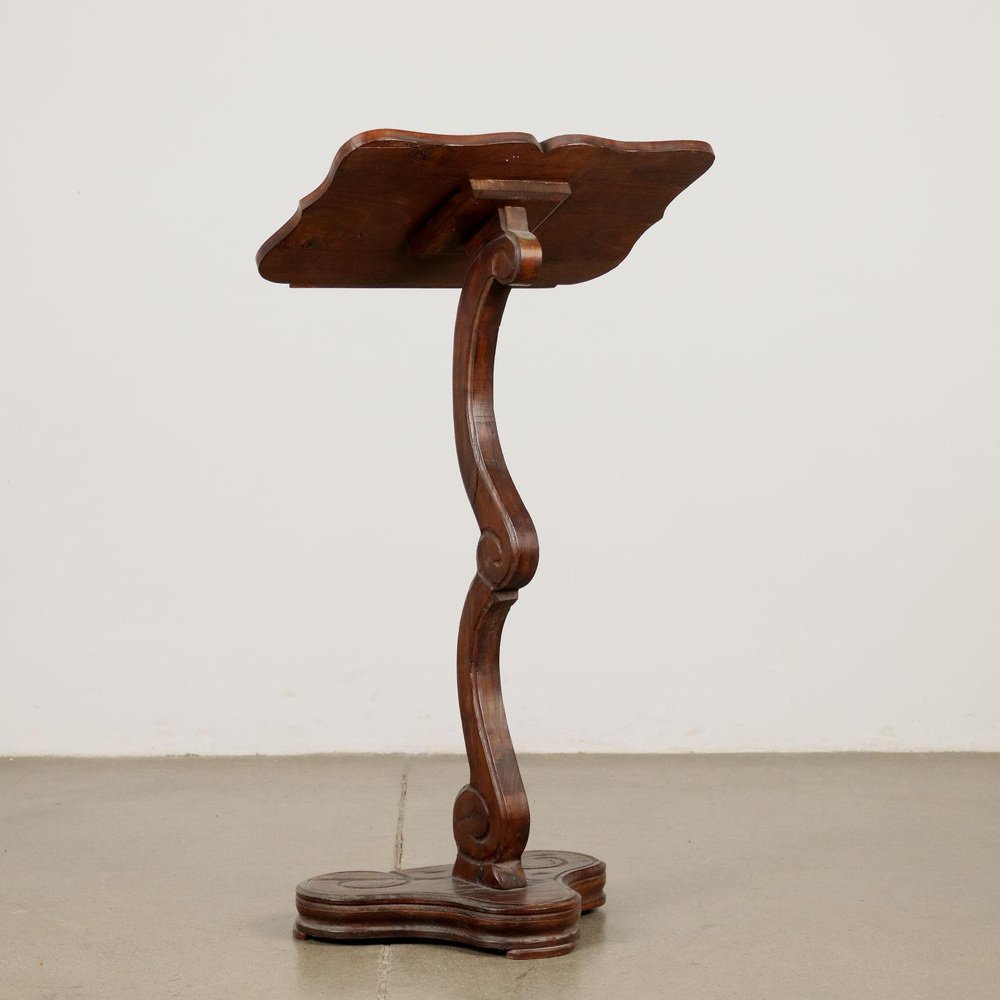 Antique Italian Lectern in Chestnut for sale at Pamono