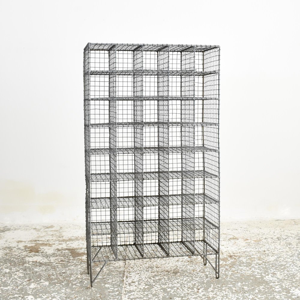 Vintage Mesh Pigeon Hole Locker for sale at Pamono