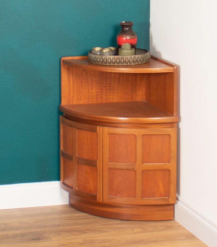 Teak Corner Cabinet from Nathan, 1960s for sale at Pamono