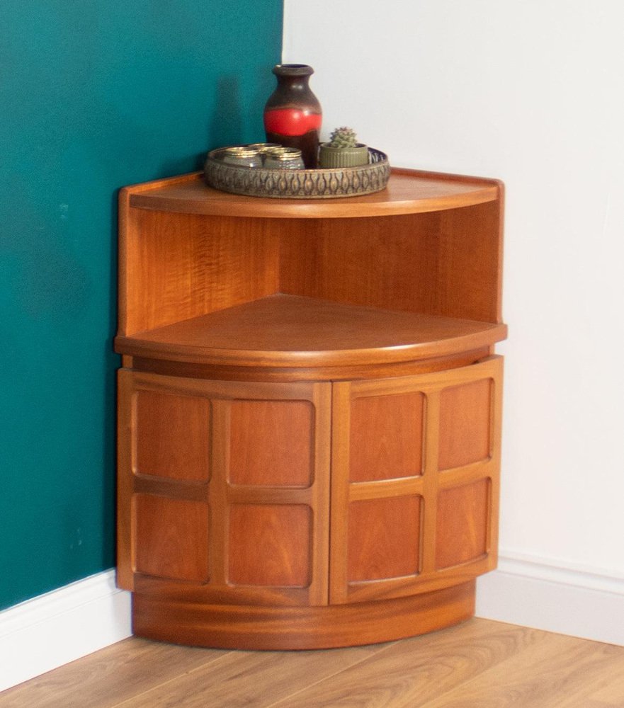 Teak Corner Cabinet from Nathan, 1960s for sale at Pamono