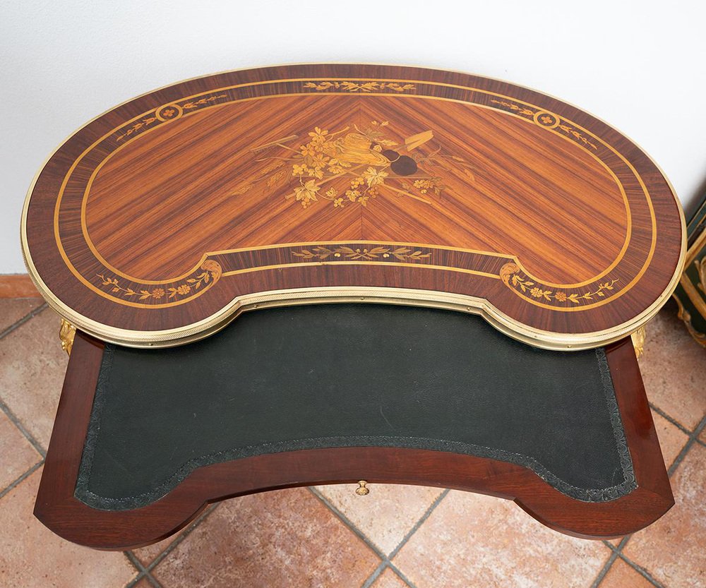 French Napoleon III Coffee Table in Precious Exotic Woods for sale at ...