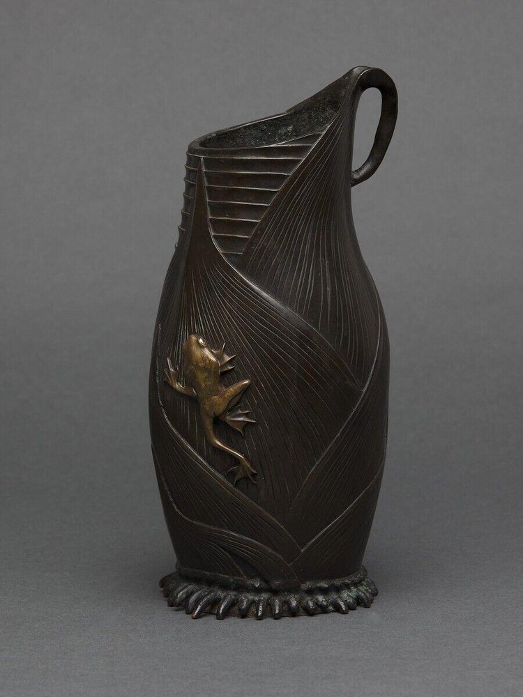 Japanese Bronze Pitcher with Chocolate Patina, 19th Century for sale at ...