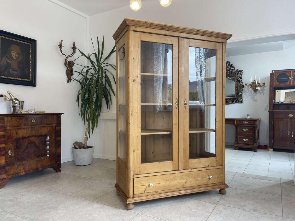 Farmhouse Display Case in Wood for sale at Pamono