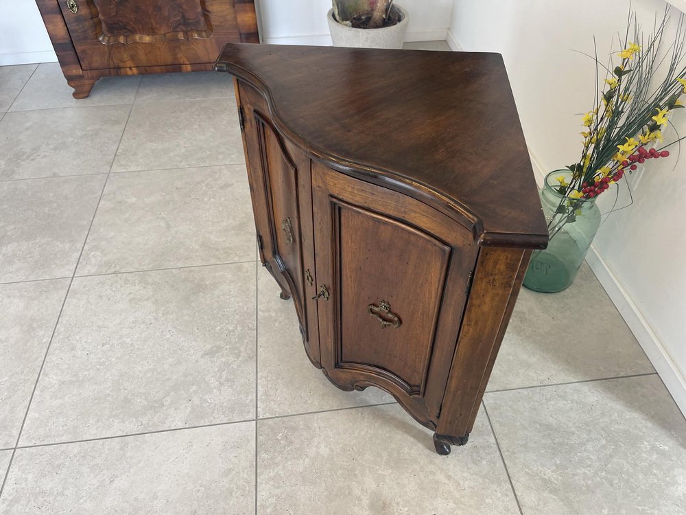 Wooden Corner Sideboard for sale at Pamono