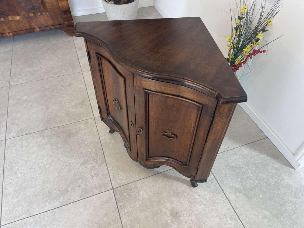 Wooden Corner Sideboard for sale at Pamono