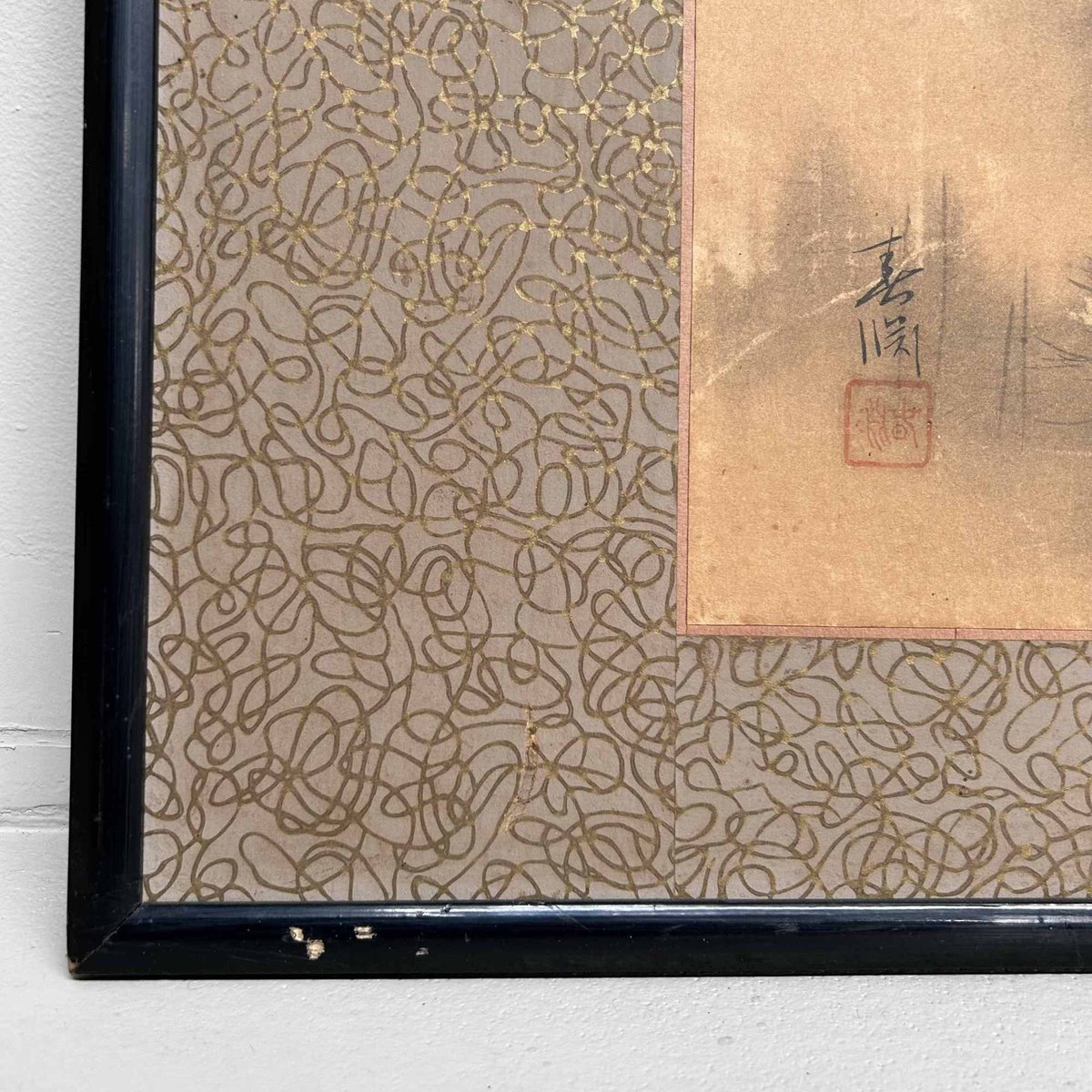 Antique Japanese Wall Panel, 1890s for sale at Pamono