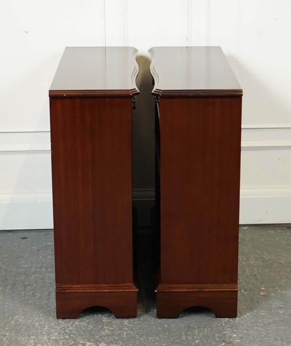 Offene Dwarf Library Bücherregale aus Mahagoni mit verstellbaren ...