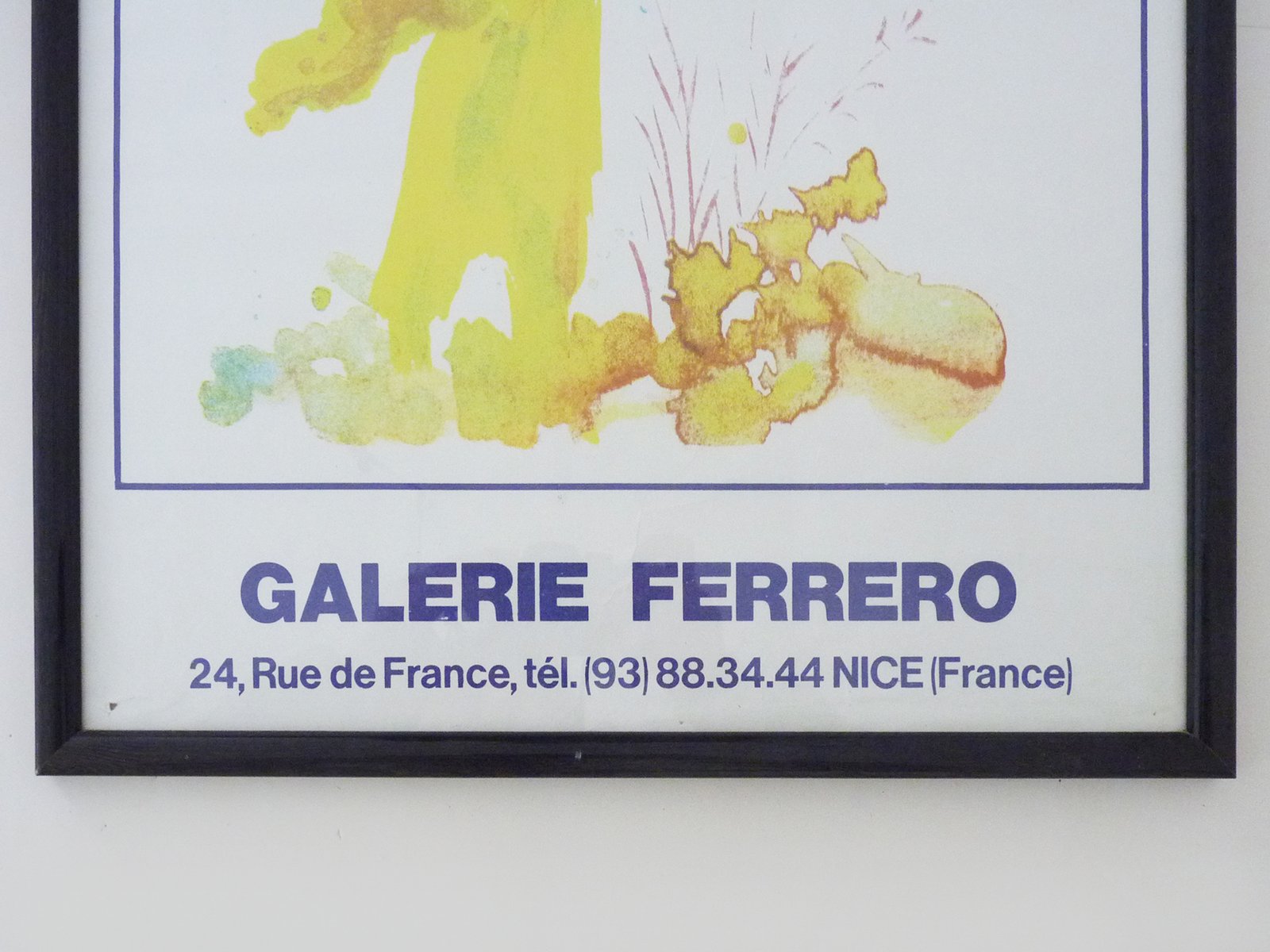 Ferrero Gallery Poster after Salvador Dali, 1976 for sale at Pamono