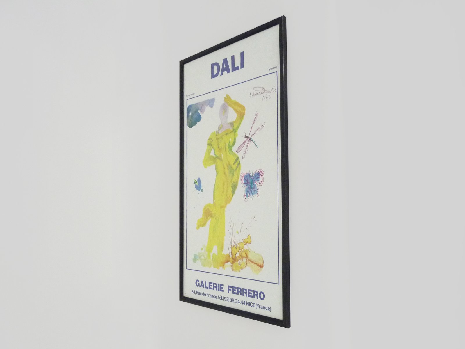 Ferrero Gallery Poster after Salvador Dali, 1976 for sale at Pamono