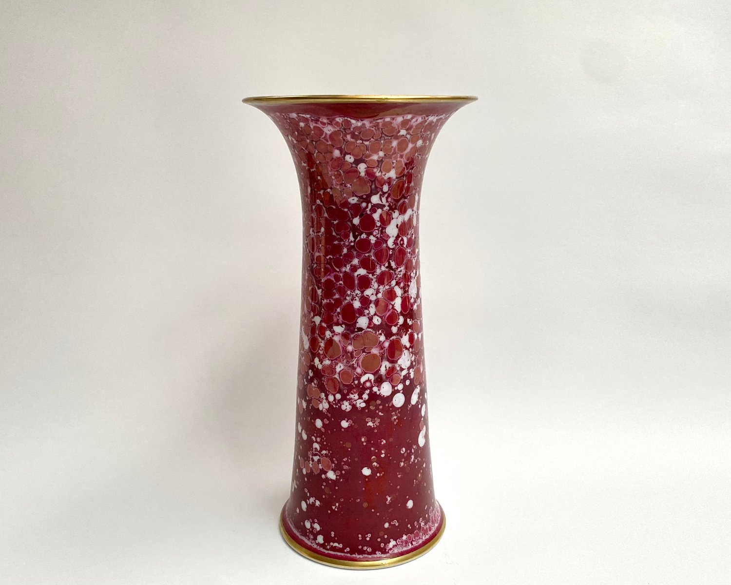 West German Porcelain Vase from Hutschenreuther, 1970s for sale at Pamono