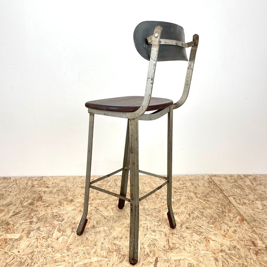 Mid-Century Industrial Work Chair for sale at Pamono