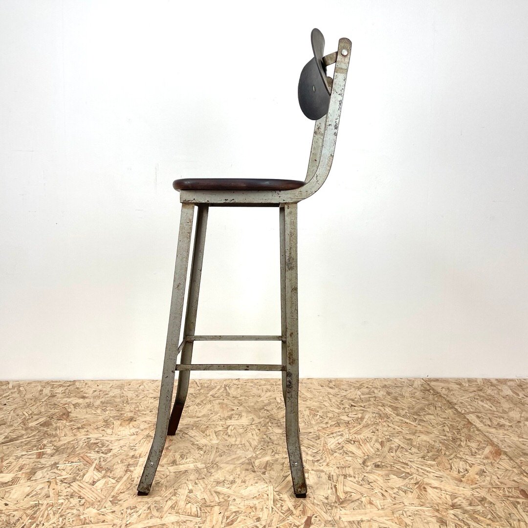 Mid-Century Industrial Work Chair for sale at Pamono