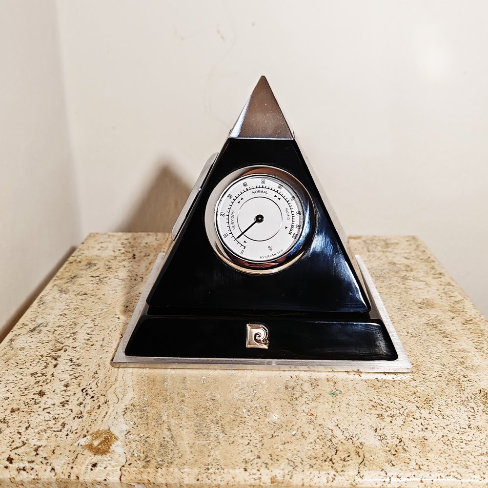 Black Pyramide Table Clock by Gianfranco Ferrè, Italy, 1970s for sale ...