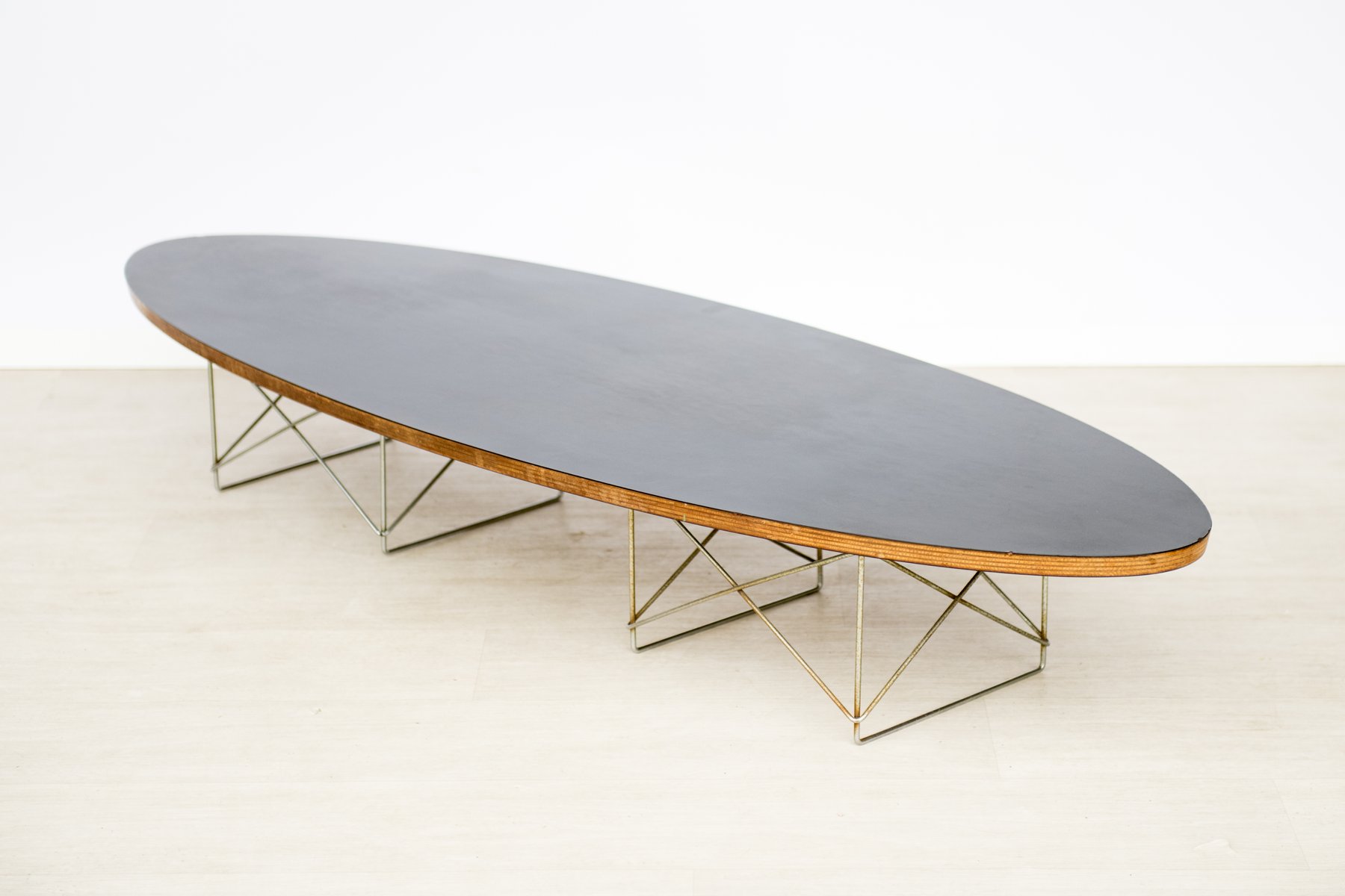 Elliptical Coffee Table by C. & R. Eames for Herman Miller, 1960s for sale at Pamono
