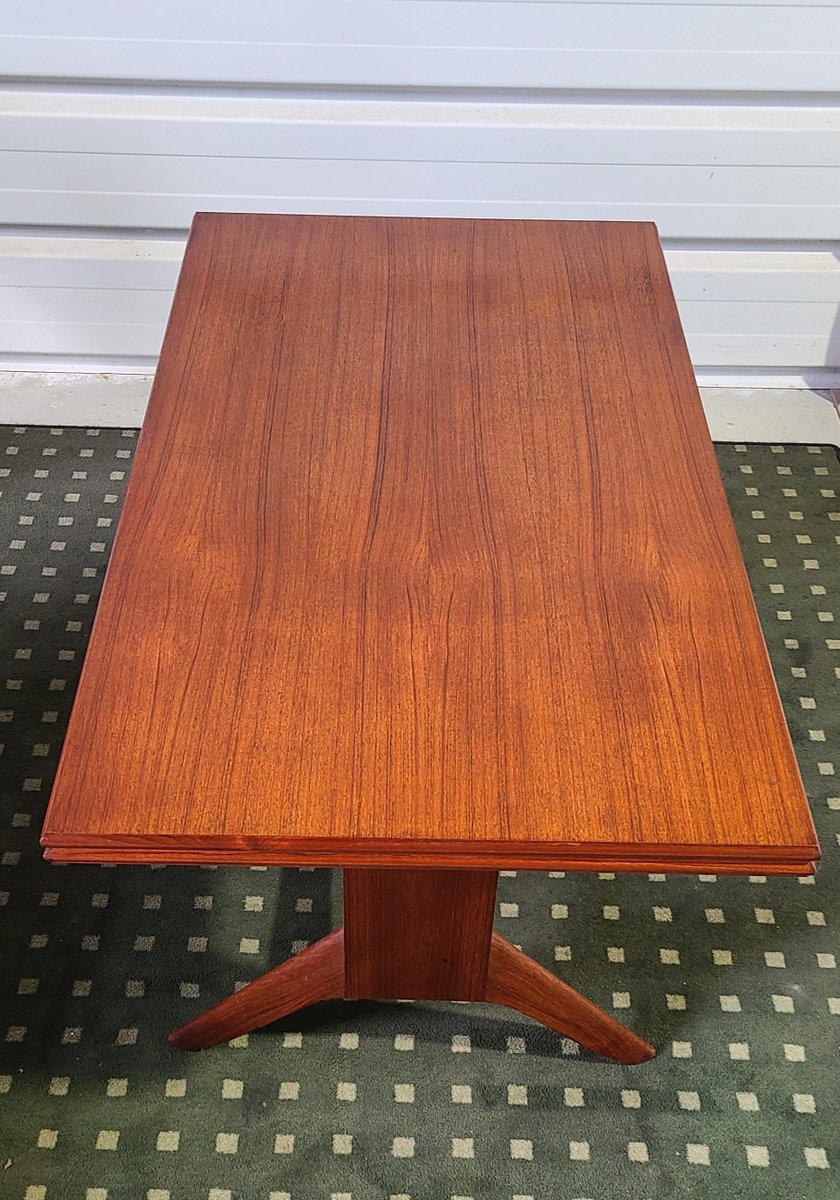 Rosewood Mechanism Dining Table from Wilhelm Renz, 1950s for sale at Pamono