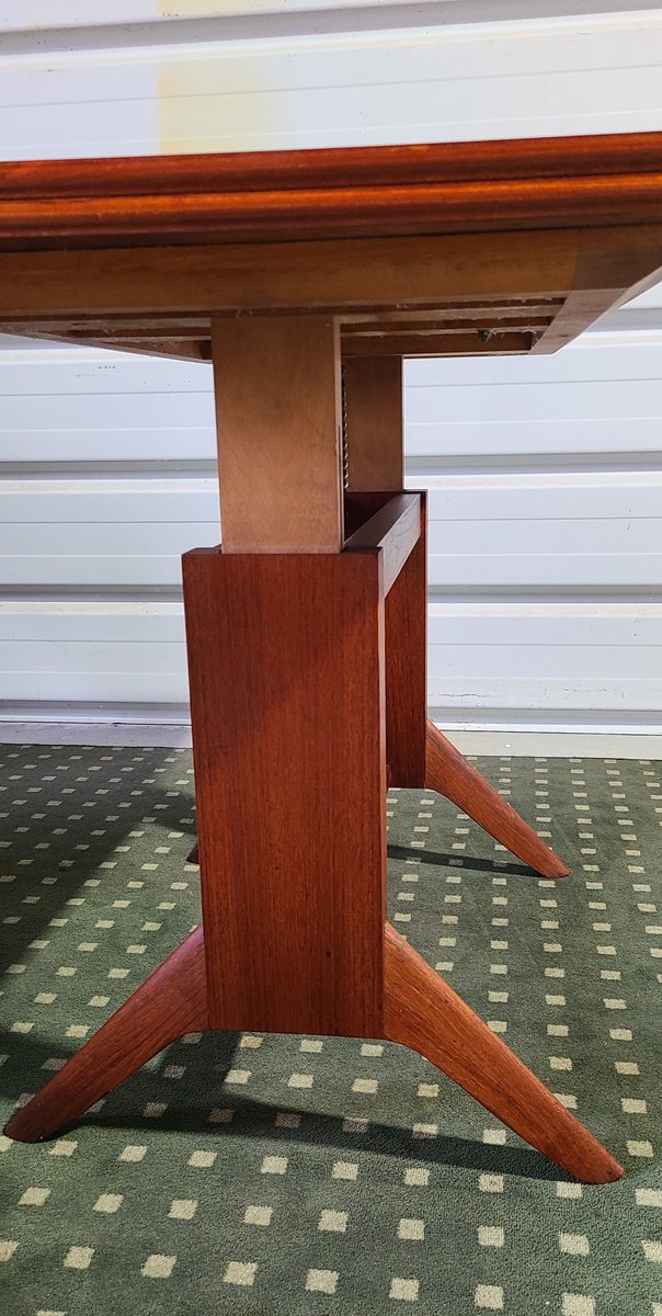 Rosewood Mechanism Dining Table from Wilhelm Renz, 1950s for sale at Pamono