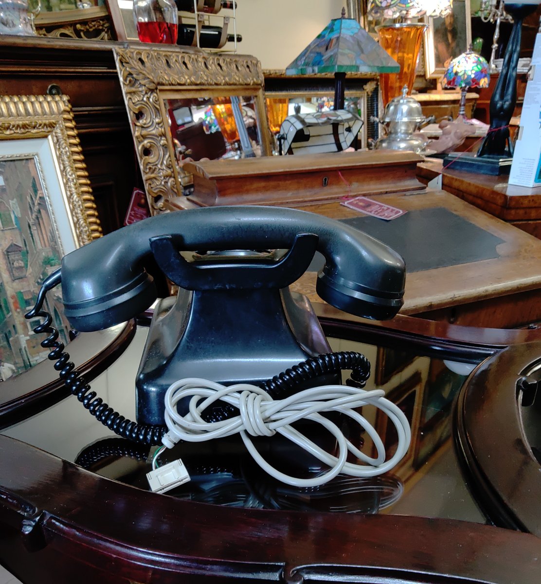 Bakelite Rh17 Telephone with Rotary Dial, 1950s for sale at Pamono