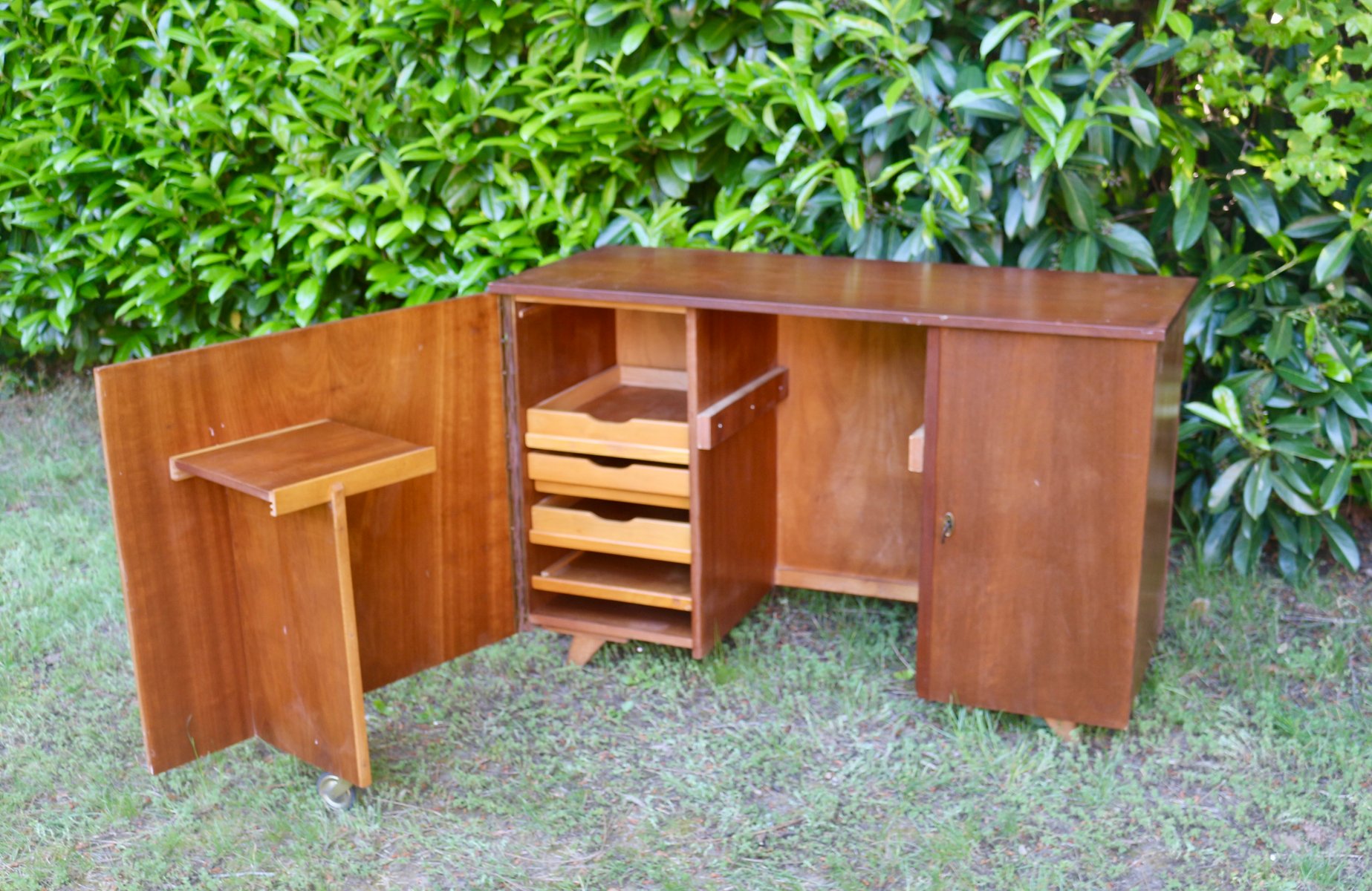 Magic Box Desk attributed to Mummenthaler and Meier, Switzerland, 1960s ...