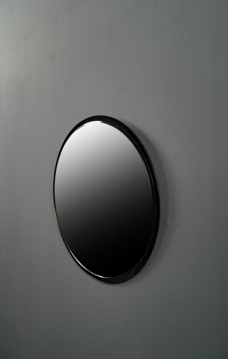 Round Double Mirror by Slvaap, 1950s for sale at Pamono