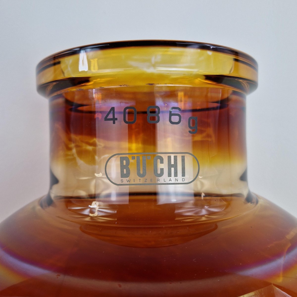Industrial Amber Glass Evaporation Flask from Buchi, 1980s for sale at ...