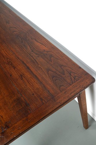 Early 20th Century French Rustic Oak Farmhouse Dining Table for sale at ...