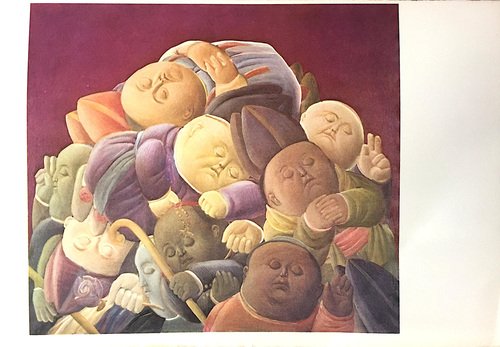 Fernando Botero, Untitled, Lithograph for sale at Pamono