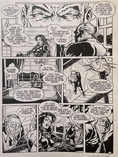 David Jouvent, Ork, The Secret of Poseidon, Original Comic Strip in ...