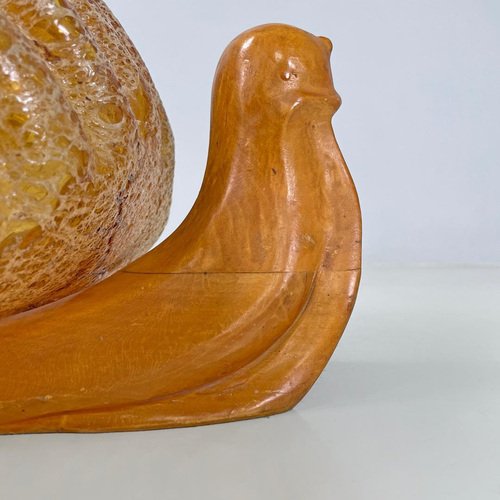 Mid-Century Italian Modern Snail Table Lamp by Marzio Cecchi, 1960s for ...