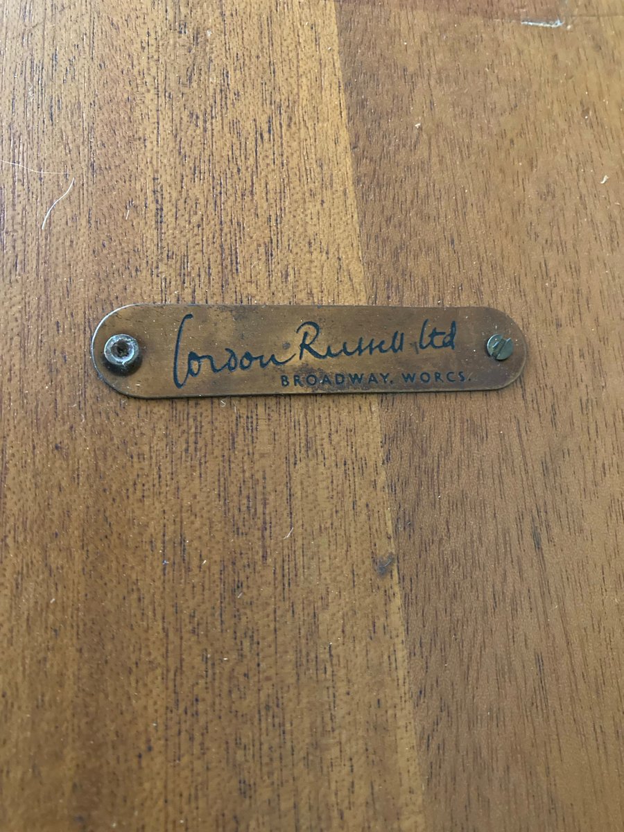Pearwood Table from Gordon Russell, 1970s for sale at Pamono