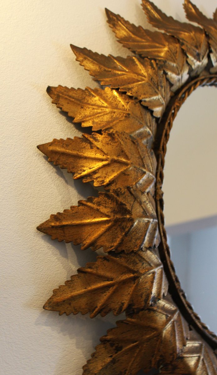 Oval Sun Mirror for sale at Pamono