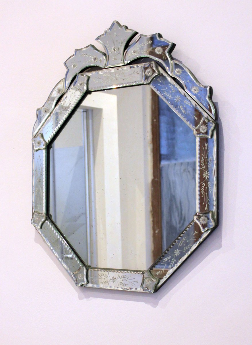 Venetian Octagonal Mirror for sale at Pamono