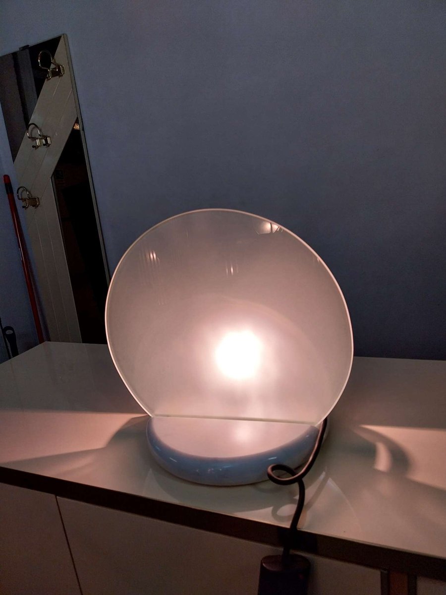 Gong Table Lamp by Bruno Gecchelin for Skipper, 1980s for sale at Pamono