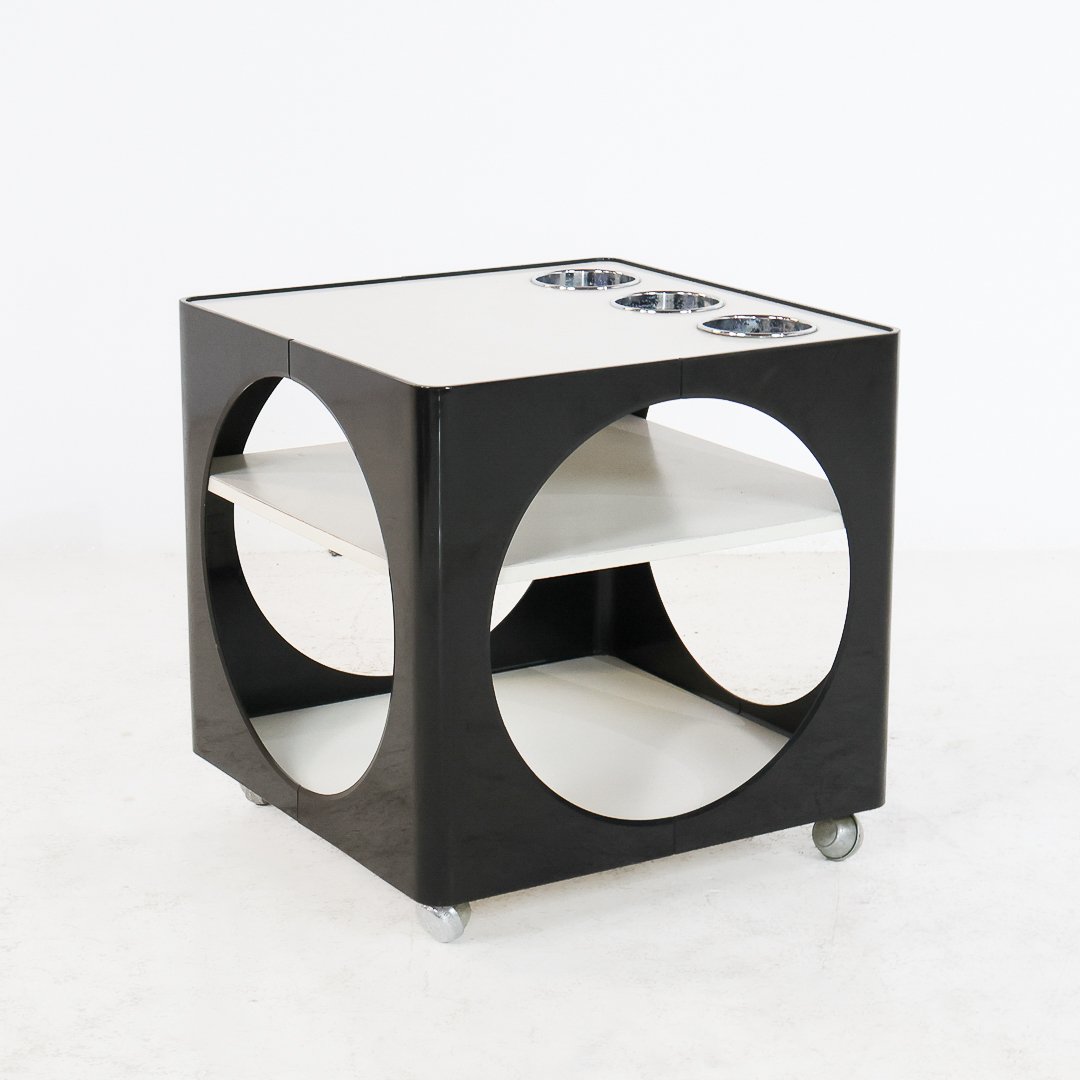 Kubischer Space Age Bar Beistelltisch, 1970er bei Pamono kaufen