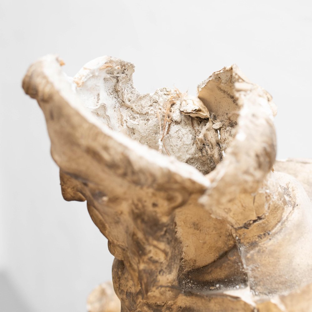 Large Traditional Plaster Saint Figure, 1940 for sale at Pamono