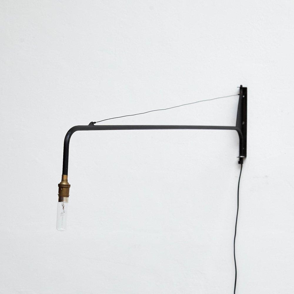 Wall Lamp by Jean Prouvé, 1970 for sale at Pamono