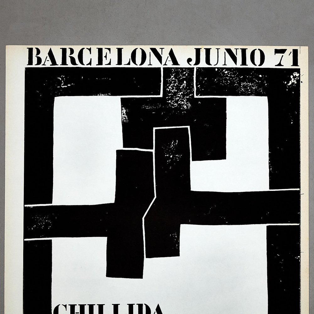 Eduardo Chillida, Poster for Sala Gaspar, 1971, Print for sale at Pamono