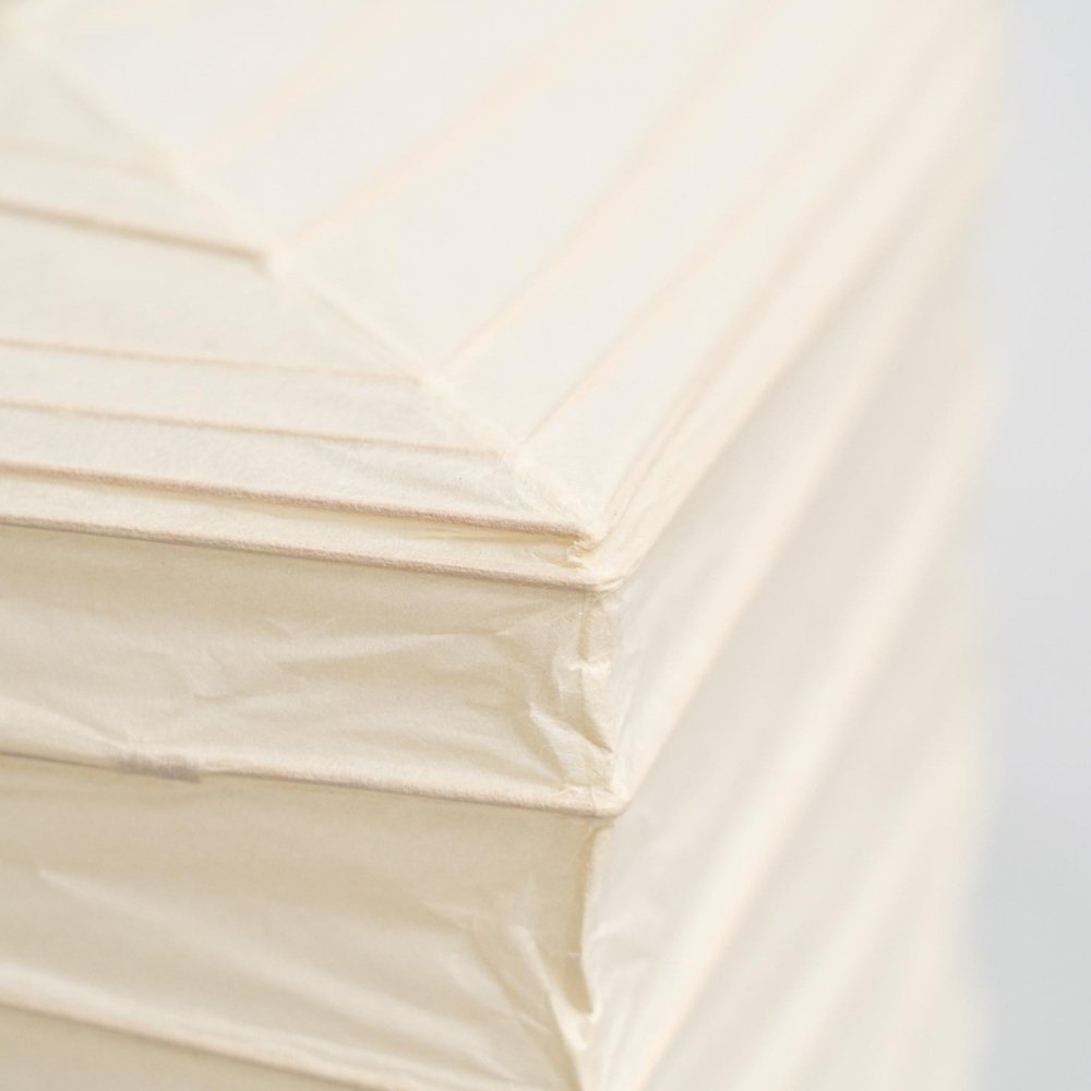 Mid-Century Modern Washi Paper Akari 3x Table Lamp attributed to Isamu ...