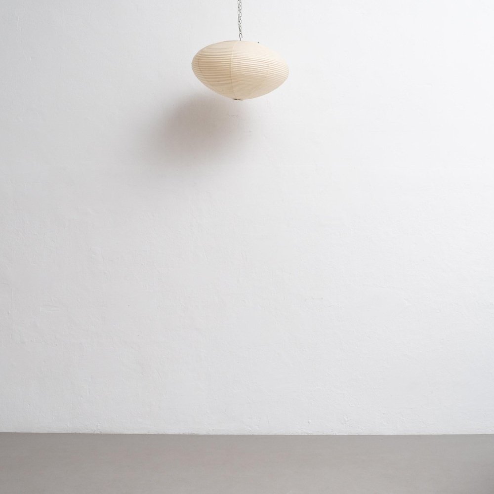 Mid-Century Modern Paper Akari 26a Ceiling Lamp attributed to Isamu ...