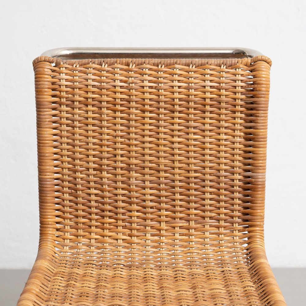 Rattan B42 Easy Chair attributed to Mies Van Der Rohe for Tecta, 1960s ...
