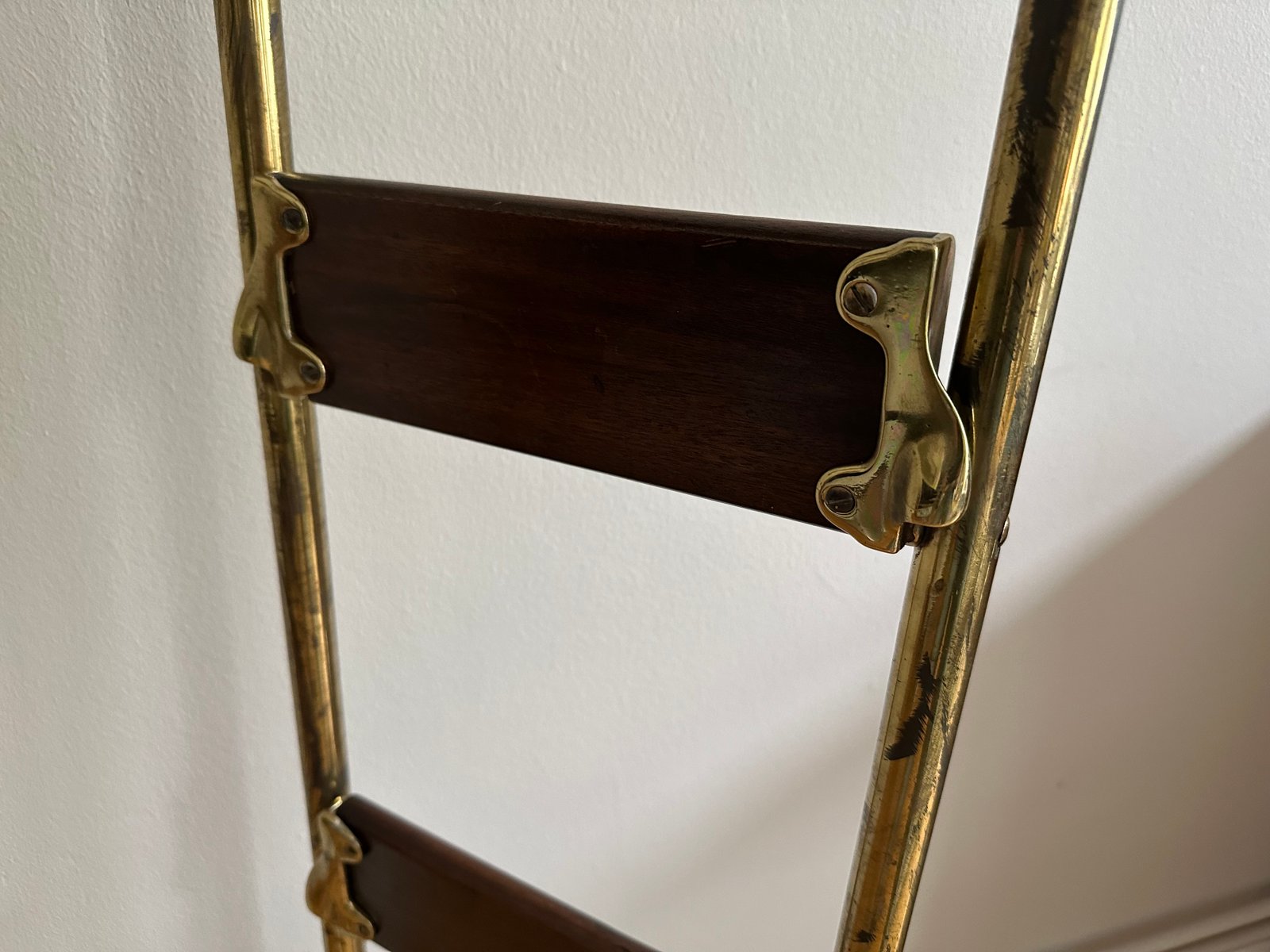Late 19th Century Brass Ships Ladder, 1890s for sale at Pamono