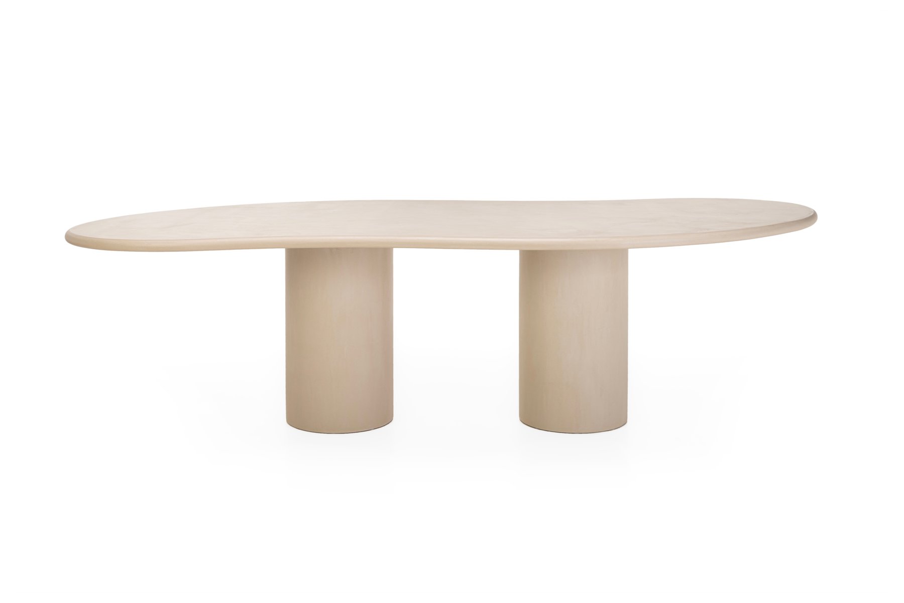 Organic Shaped Natural Plaster Dining Table by Isabelle Beaumont for ...