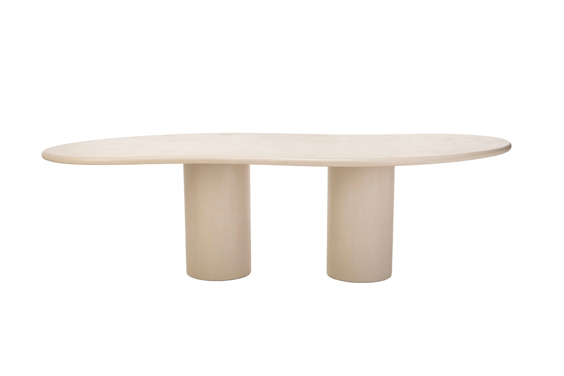 Organic Shaped Natural Plaster Dining Table by Isabelle Beaumont for ...