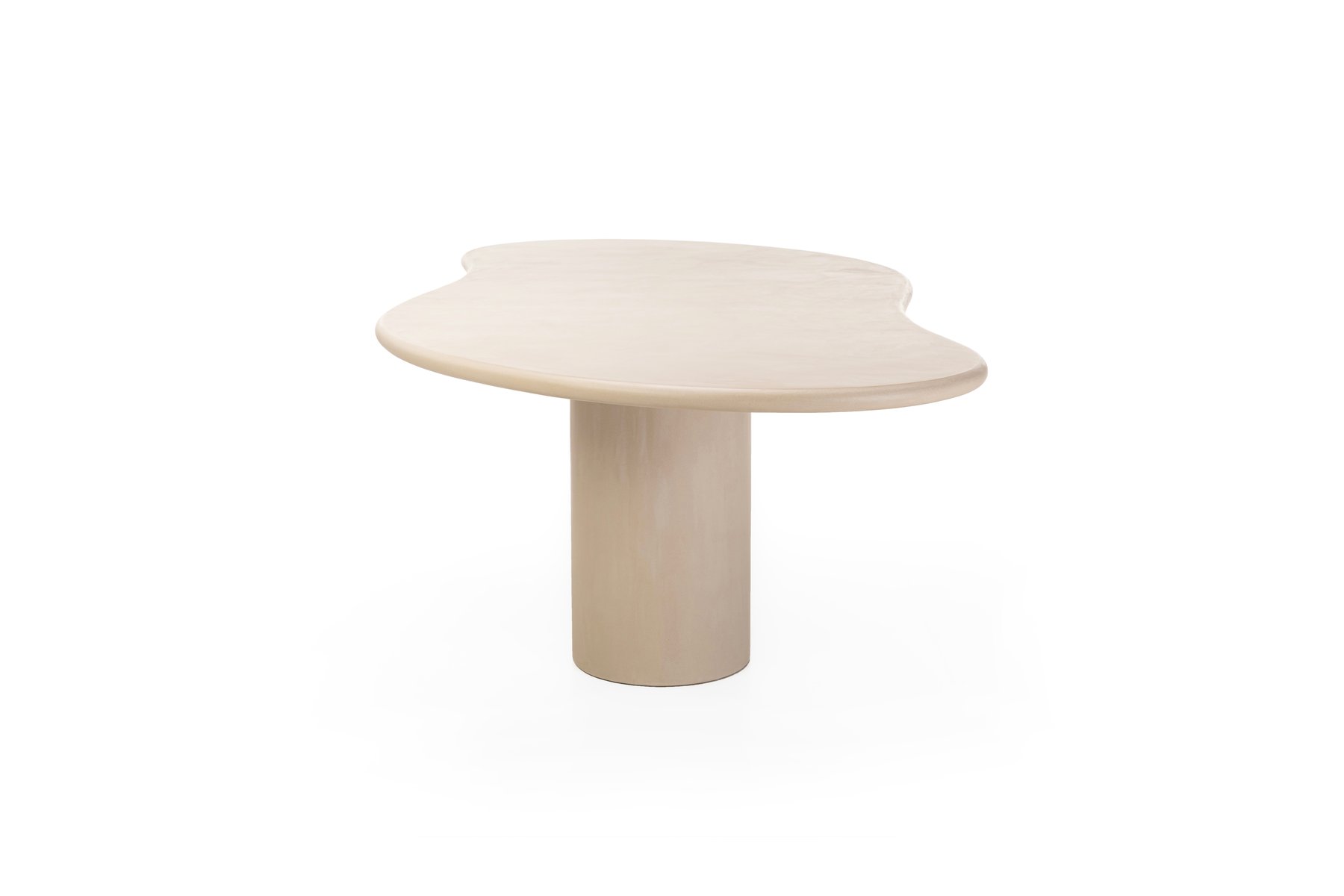 Organic Shaped Natural Plaster Dining Table by Isabelle Beaumont for ...
