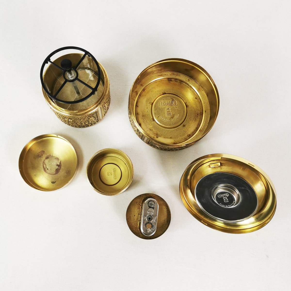 Art Deco Smoking Set from Erhard, Germany, 1960s, Set of 3 for sale at ...