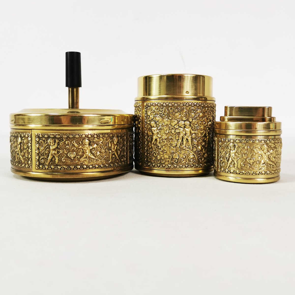 Art Deco Smoking Set from Erhard, Germany, 1960s, Set of 3 for sale at ...