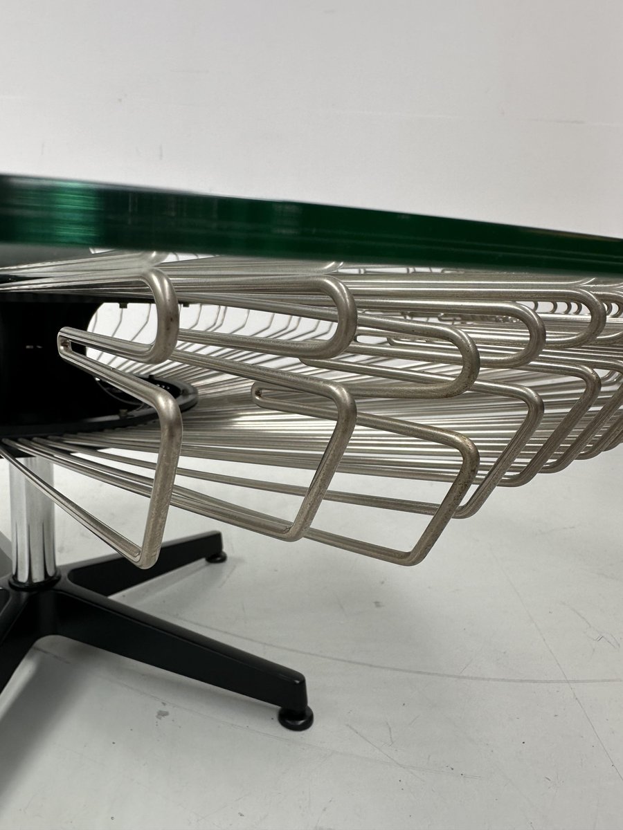 Italian Rotating Glass Top Coffee Table from Prada, 1990s. for sale at ...